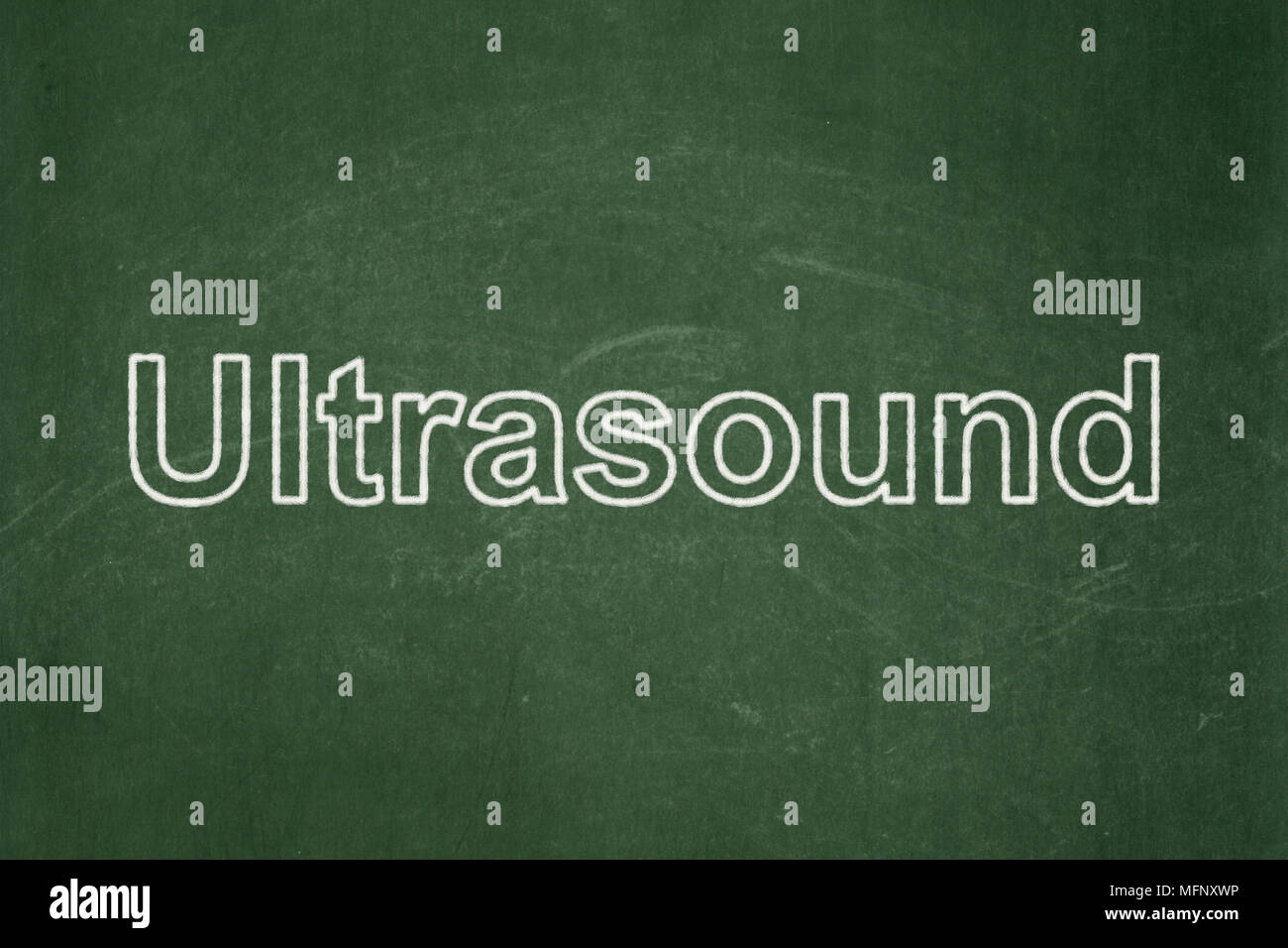 Healthcare concept: Ultrasound on chalkboard background Stock Photo - Alamy