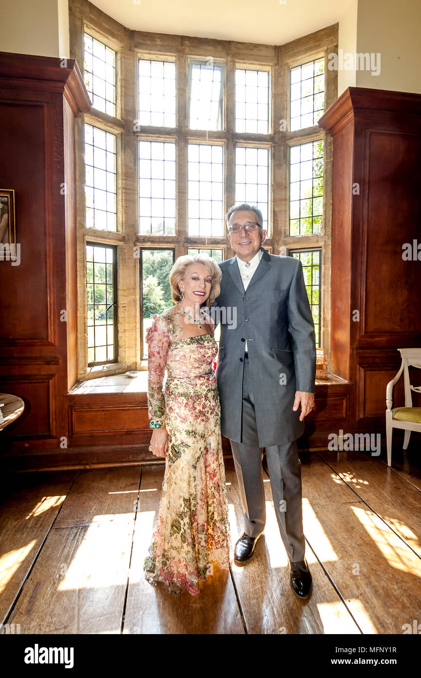 Philanthropists Diane and Michael Bienes in the Old Green Room at ...