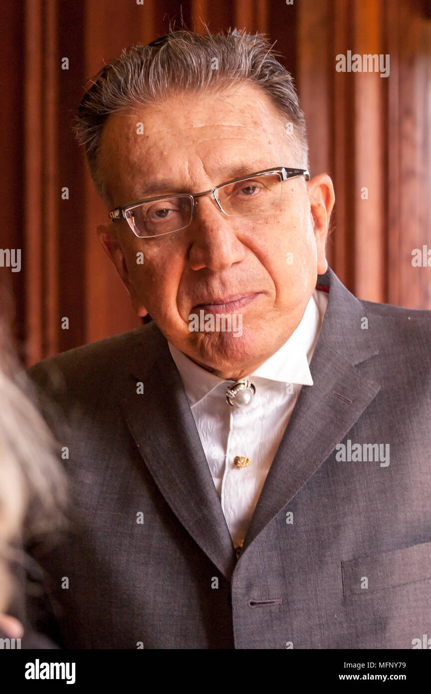 Philanthropists Diane and Michael Bienes in the Old Green Room at ...