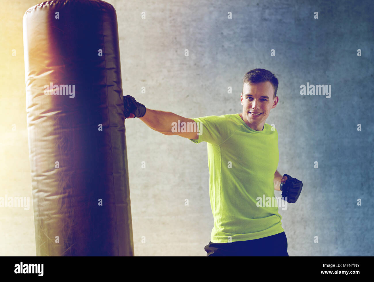 Punching bag combat hi-res stock photography and images - Alamy