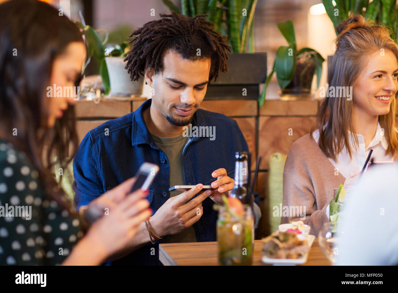 Concept of eating technology hi-res stock photography and images - Alamy