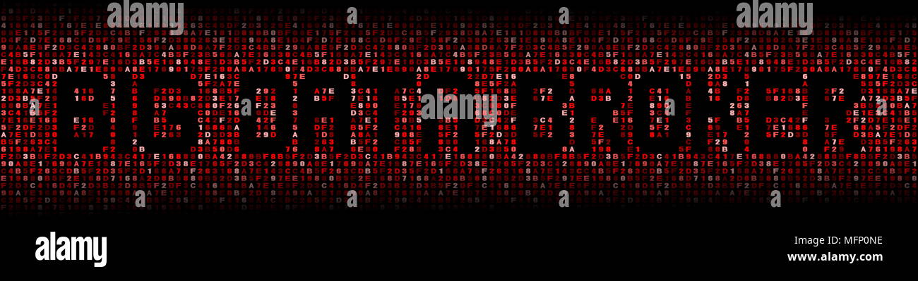 Big Data Broker text on red hex background illustration Stock Photo - Alamy