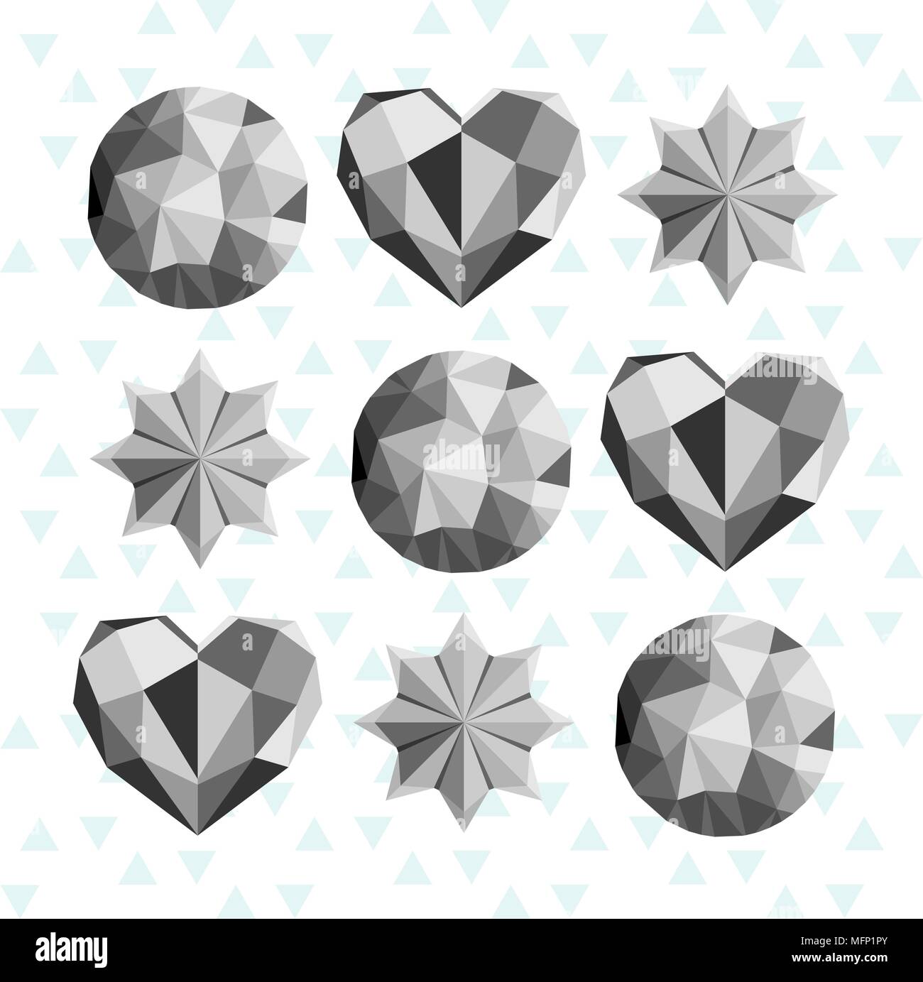 Low poly vector vectors hi-res stock photography and images - Alamy