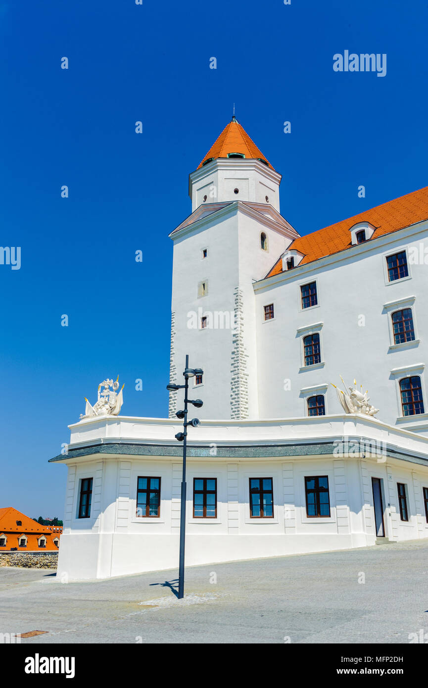 Bratislava Castle, the main castle of Bratislava, the capital of ...