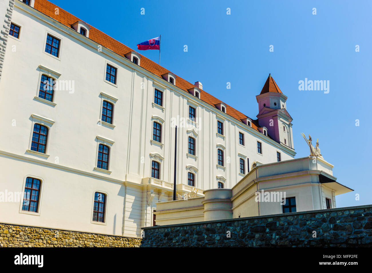 Bratislava Castle, the main castle of Bratislava, the capital of ...