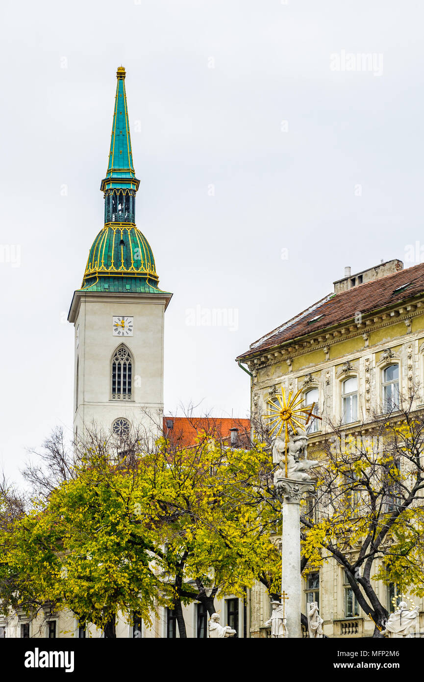 Architecture of the center of Bratislava, Slovakia Stock Photo - Alamy