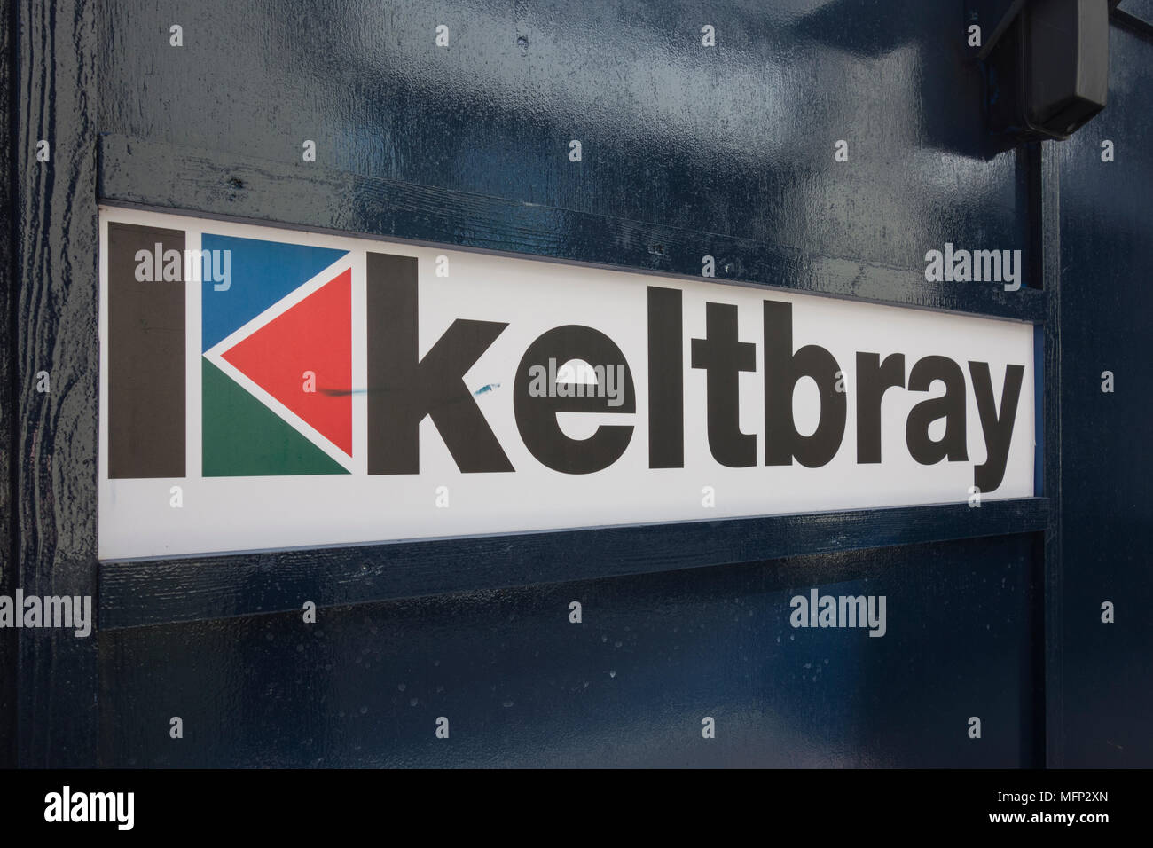 Keltbray logo outside demolition and construction work on an historic ...