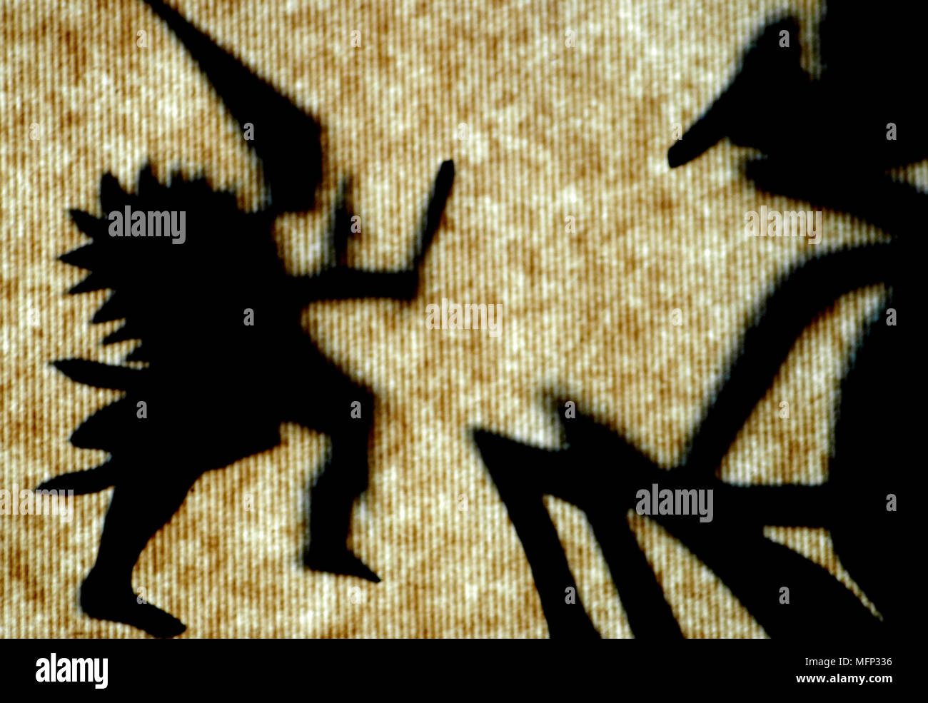Shadow of two sculptures on a wall Ref: CRB416 10009 091 Compulsory ...