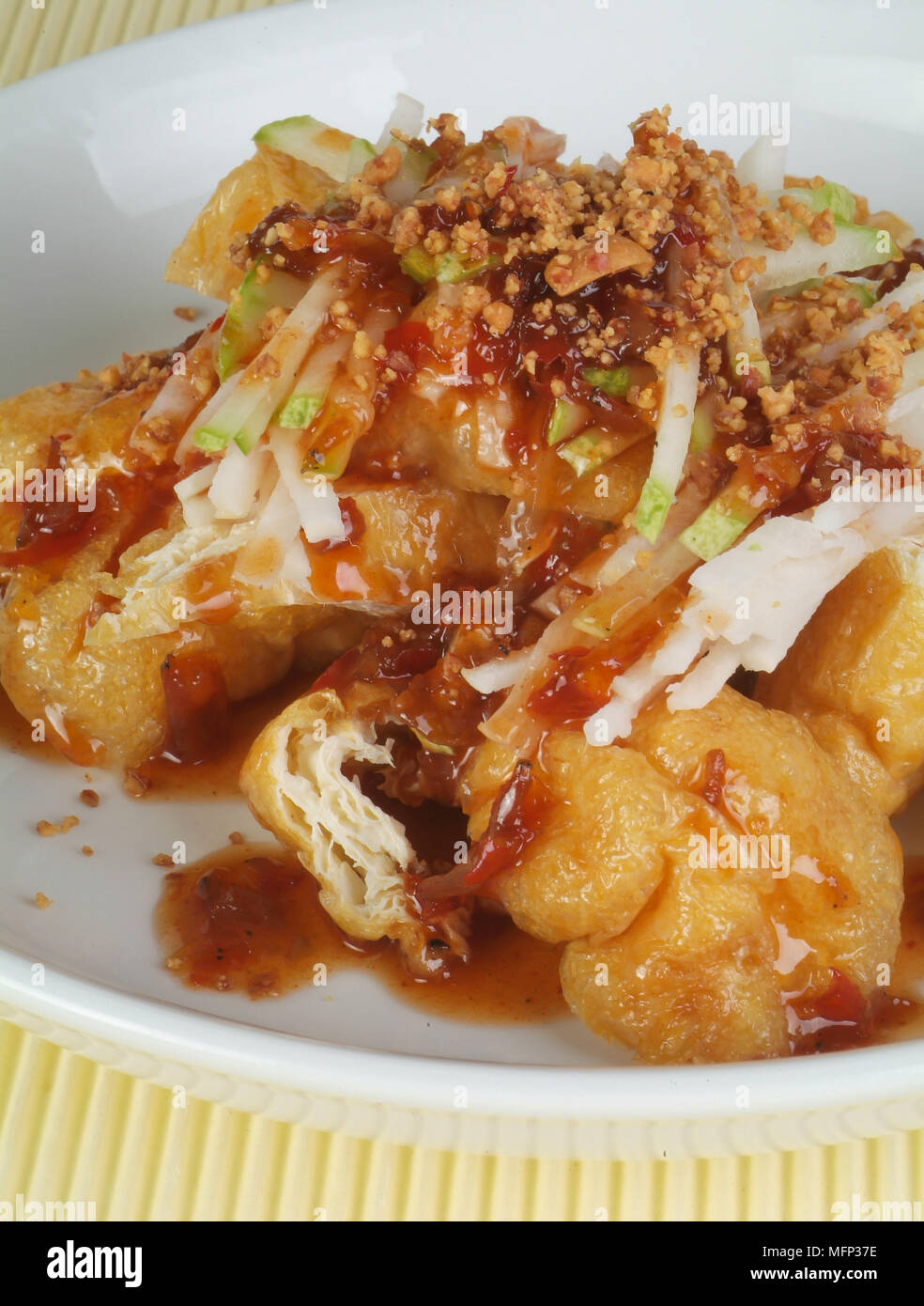 Rojak, Asian salad rojak on the background Stock Photo - Alamy