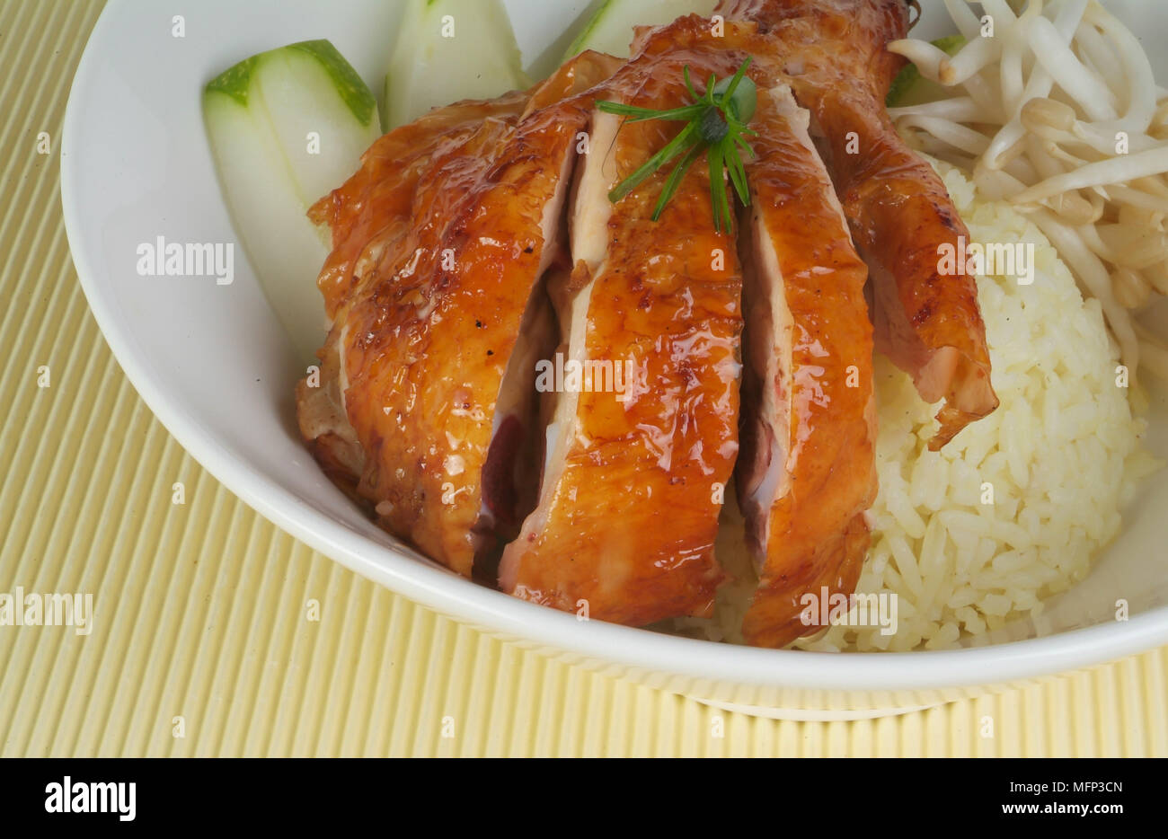 Singapore style chicken chop hi-res stock photography and images - Alamy
