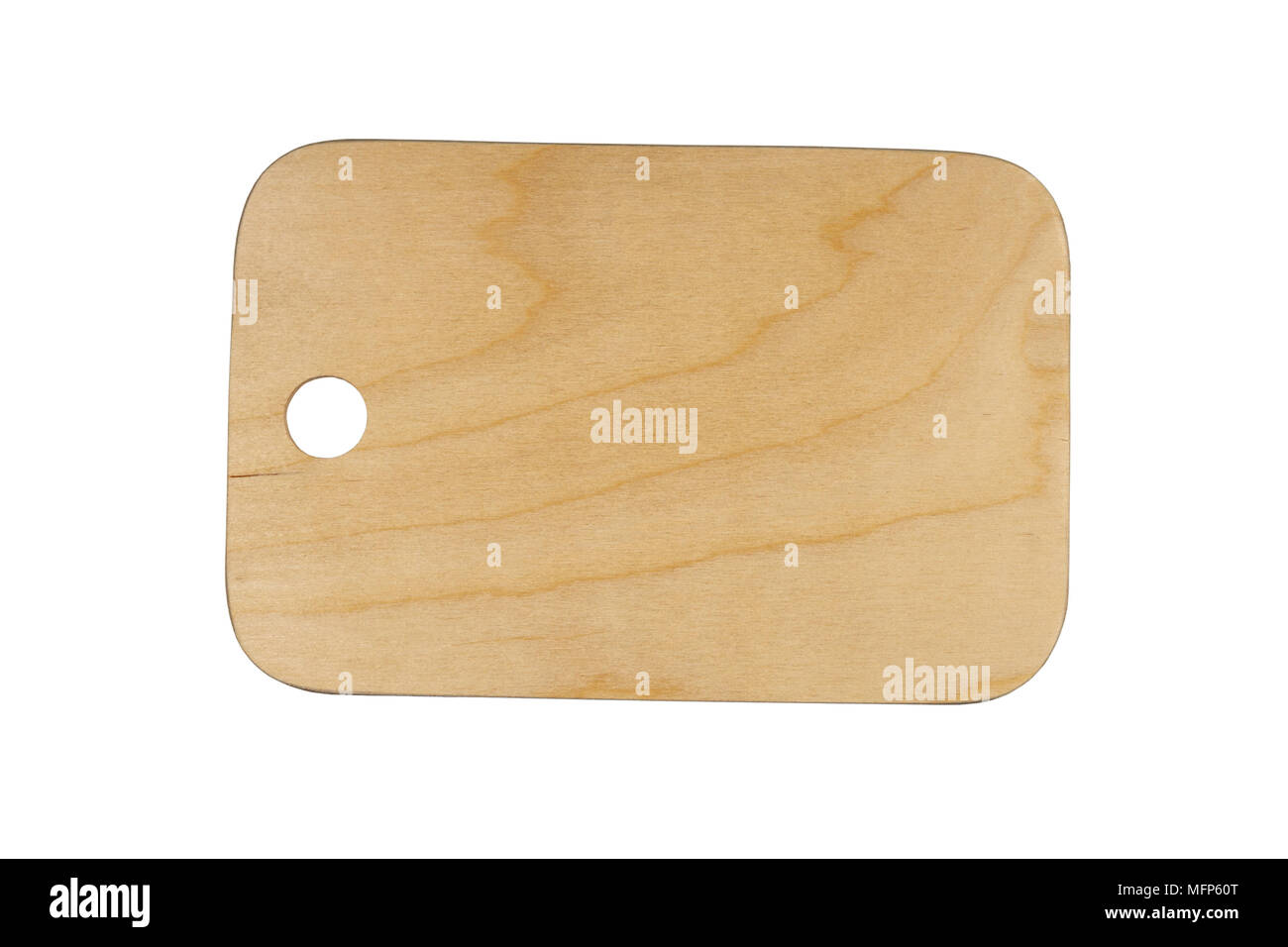 Wood chopping board. Close-up. Isolated on white background Stock Photo ...