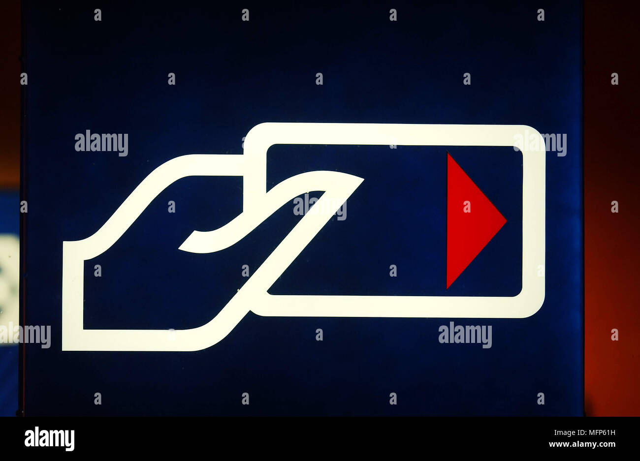 Cash Machine Sign in Paris Stock Photo - Alamy