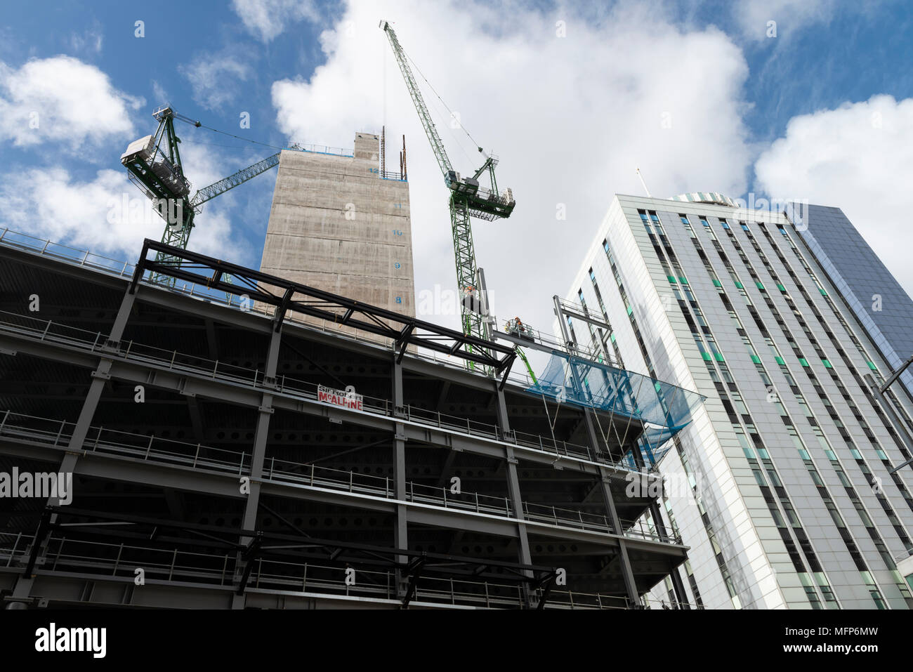 The new HMRC building under construction on the former site of The ...