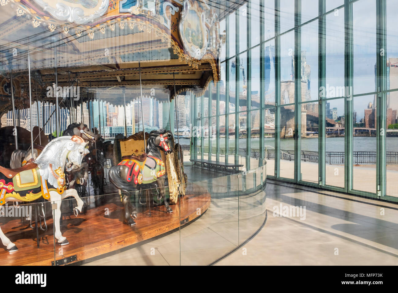 Jane's Carousel, Brooklyn Stock Photo - Alamy