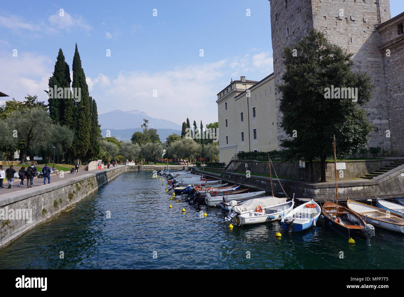 Rocca Castle, Riva Del Garda, Lake Garda, Italy Stock Photo - Alamy