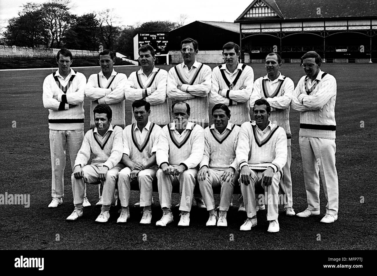 Yorkshire team heads 1969 Stock Photo - Alamy