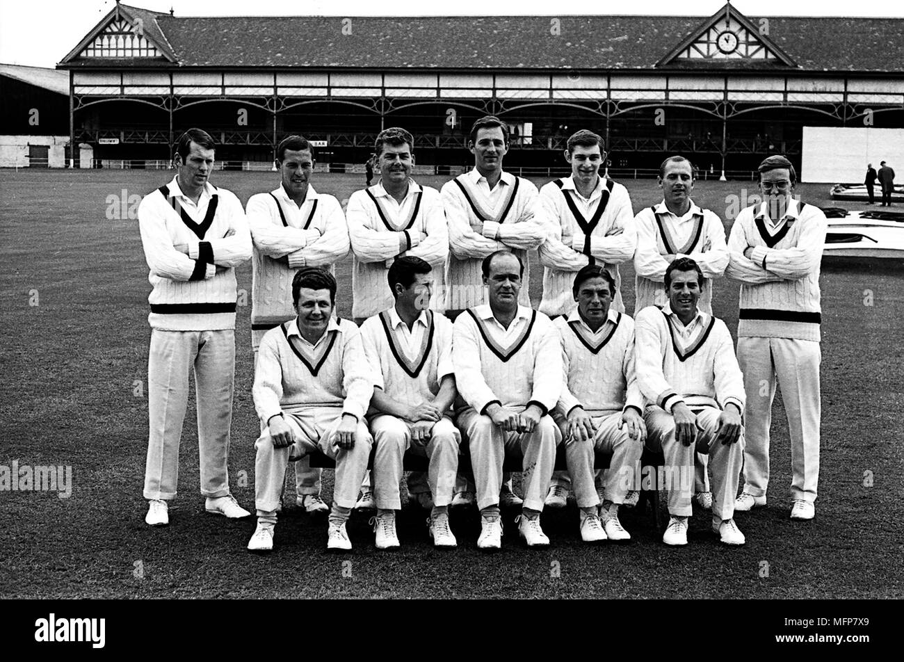 Yorkshire team heads 1969 Stock Photo - Alamy