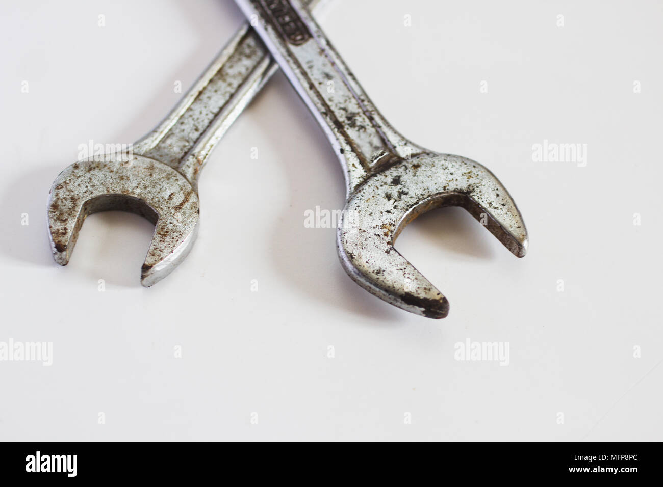 close-up of a Wrench Stock Photo - Alamy