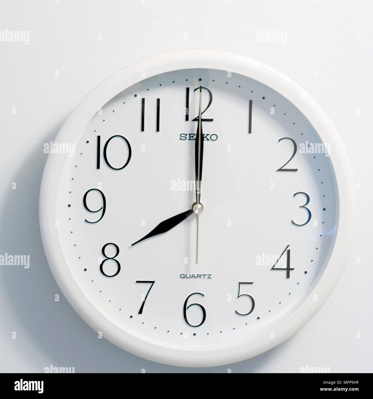 Clock face showing time seven hi-res stock photography and images - Alamy