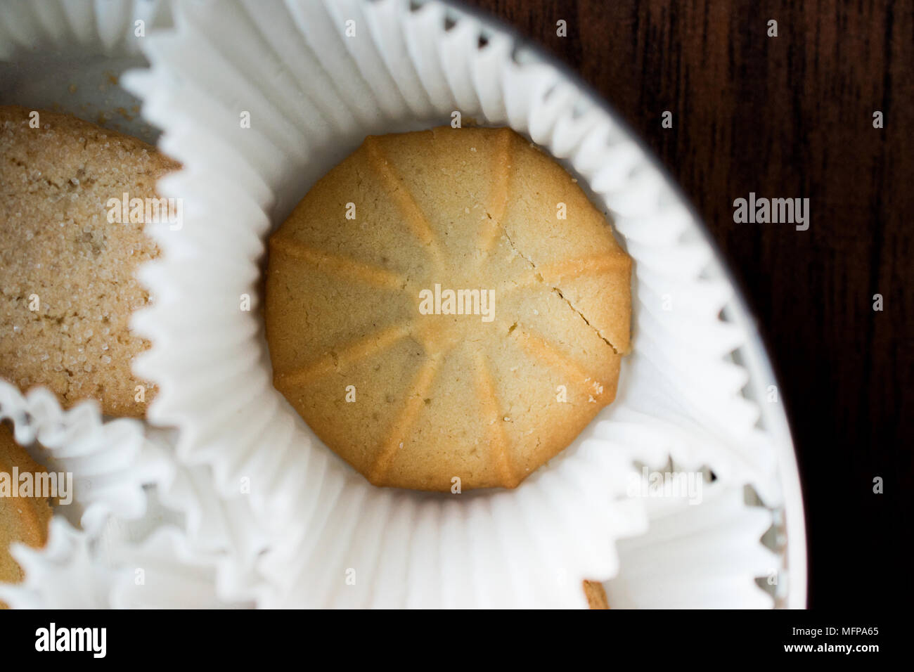 Danish Butter Cookies in box. Traditional Food Stock Photo - Alamy