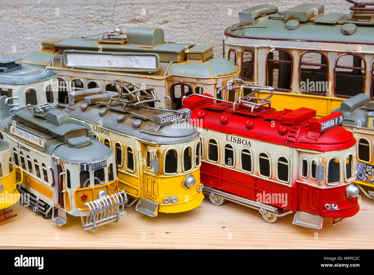 Toy tram souvenir hi-res stock photography and images - Alamy