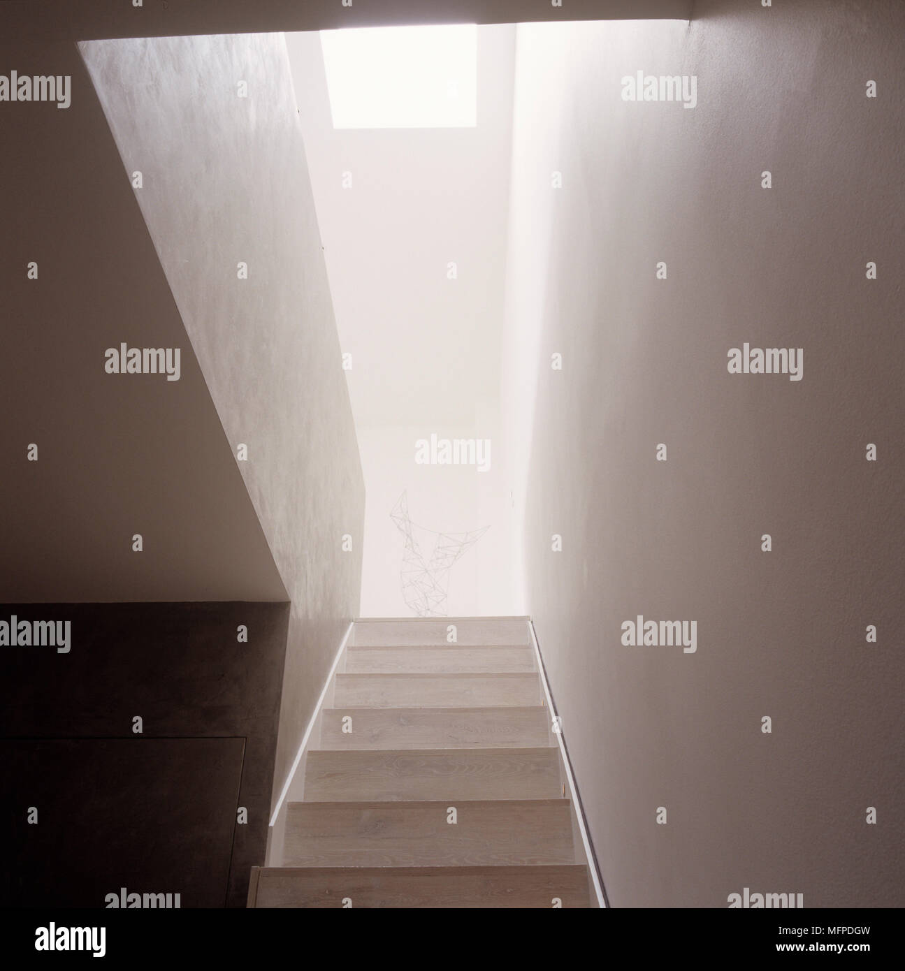 Modern staircase seen from below Stock Photo - Alamy