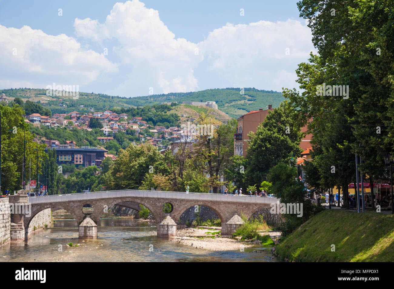 Miljacka river in sarajevo bosnia hi-res stock photography and images ...