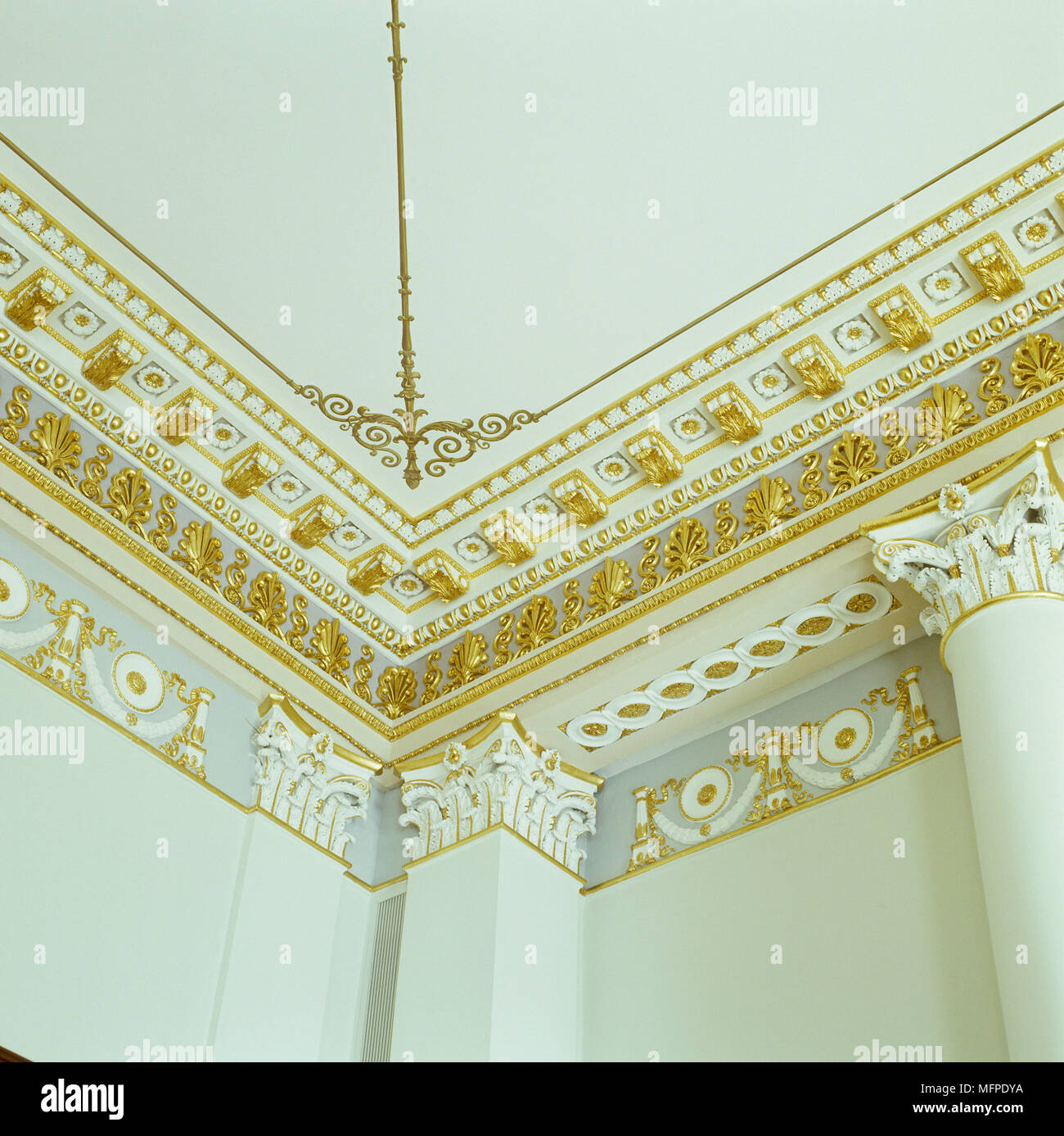 Plasterwork ceiling hi-res stock photography and images - Alamy