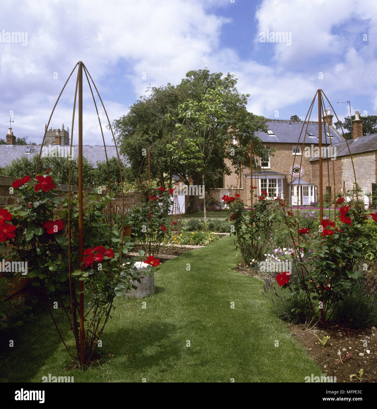 Pathway through shrubs hi-res stock photography and images - Alamy