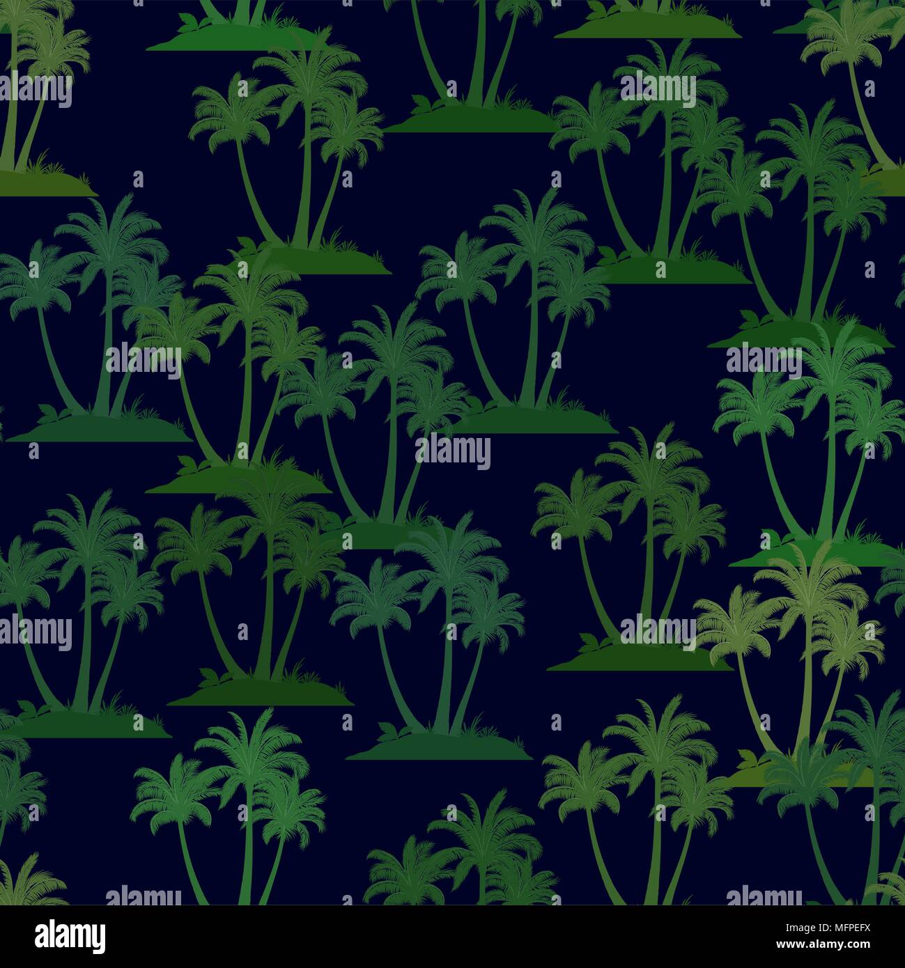 Tropical evergreen tree Stock Vector Images - Alamy