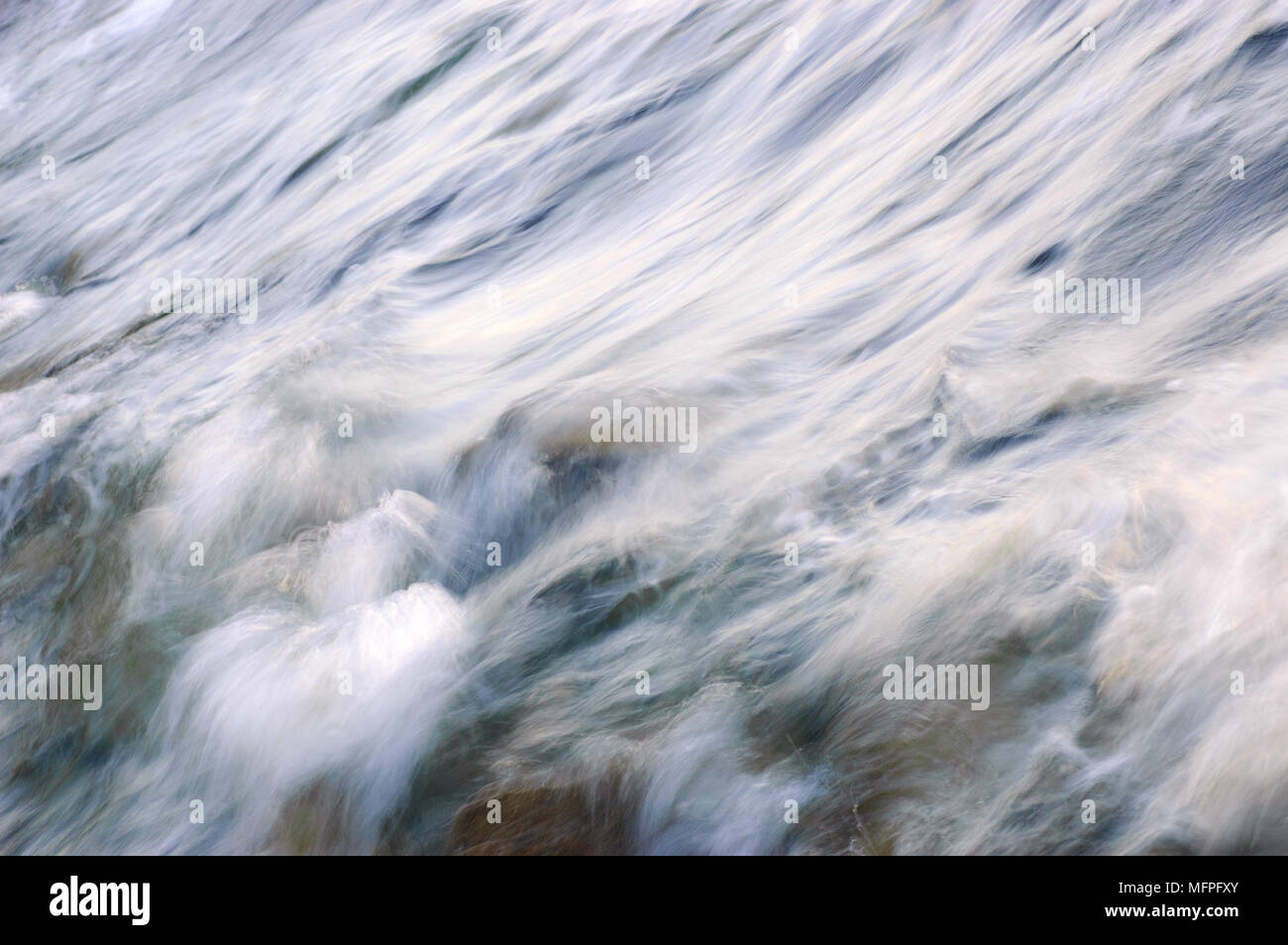 Beautiful blurred abstract river water flow background Stock Photo - Alamy