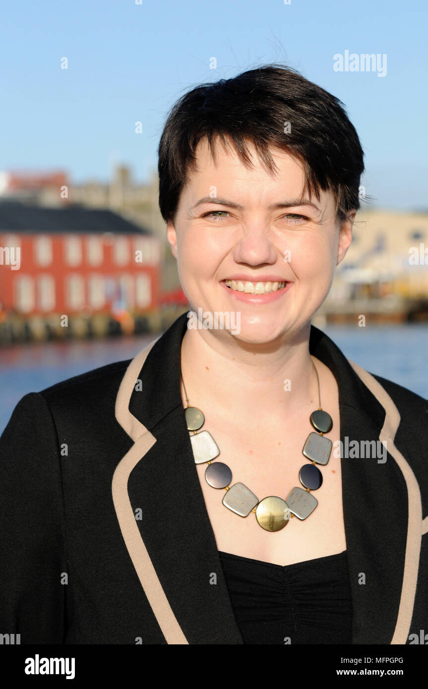 Scottish conservative leader ruth davidson scottish parliament hi-res ...