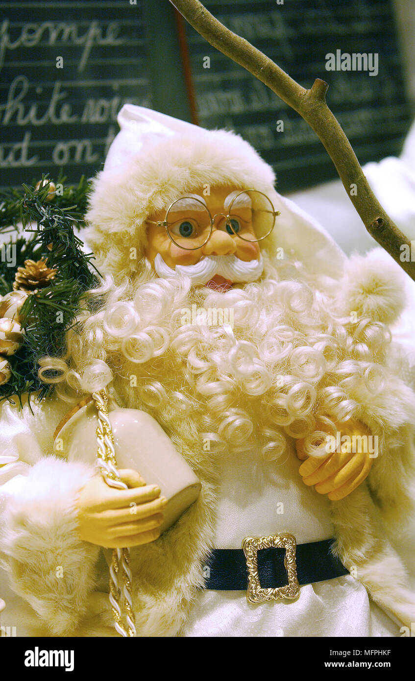 Christmas in Aslace, East of France, Santa Claus Stock Photo - Alamy