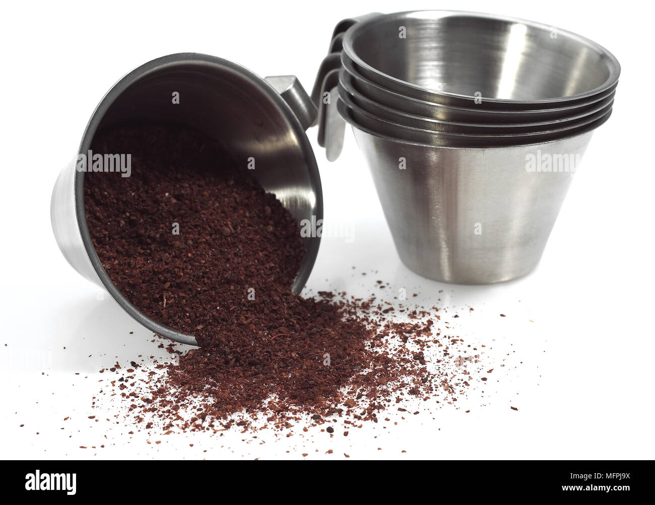 Sumac Powder, Spice against White Background Stock Photo - Alamy
