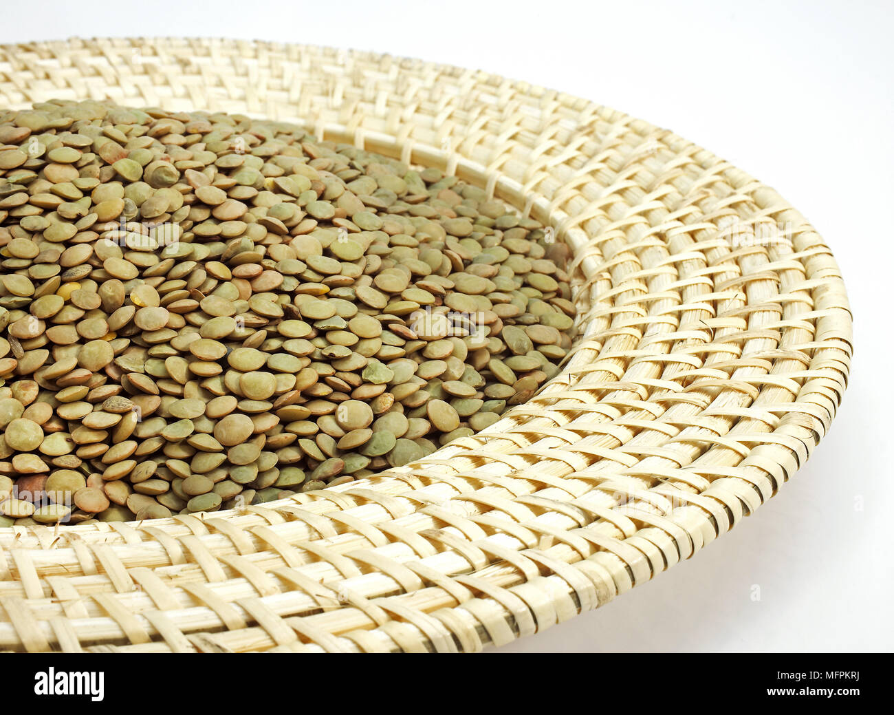 French Blond Lentils from Saint Flour, lens esculenta, Dry Vegetables ...