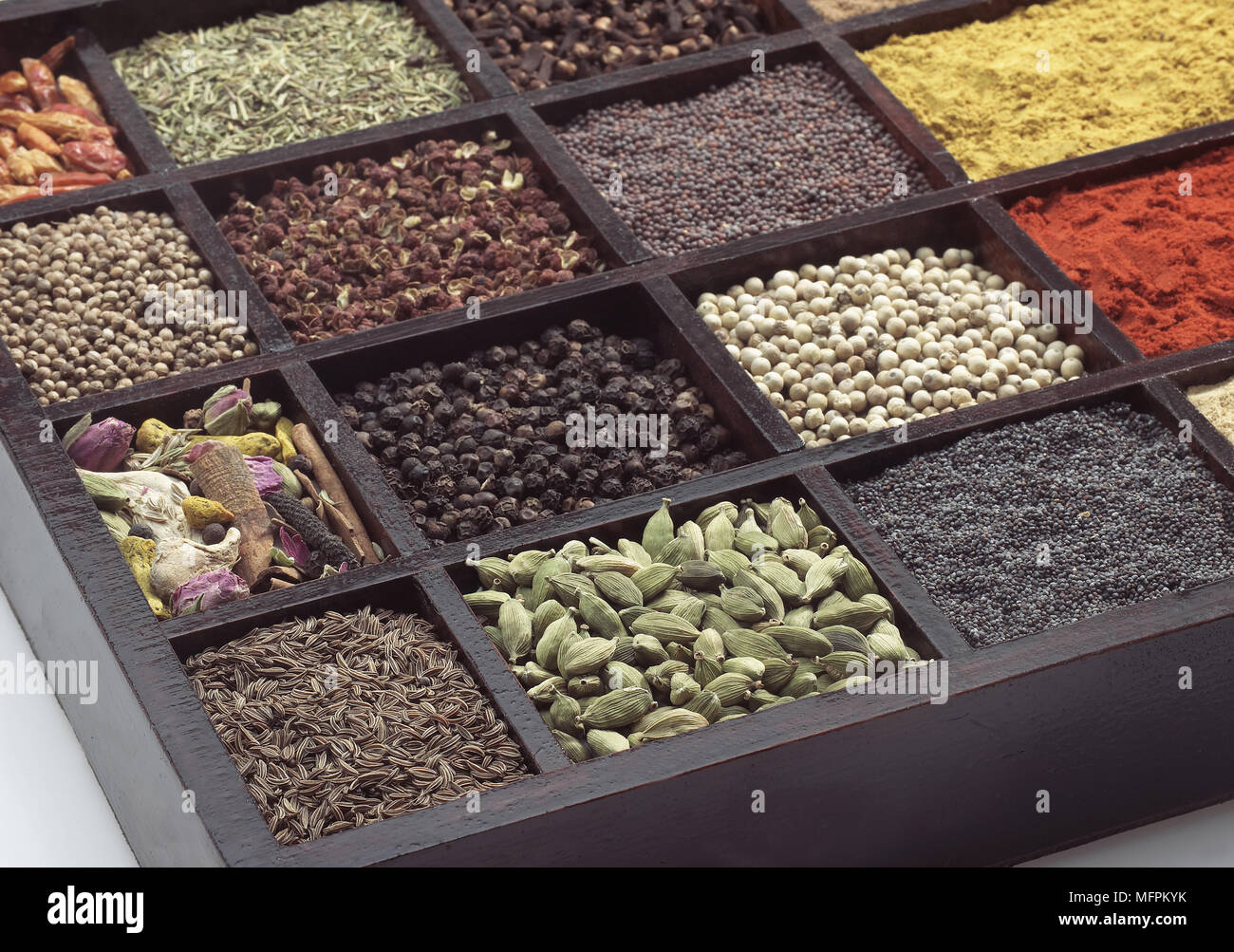 Spices box hi-res stock photography and images - Alamy