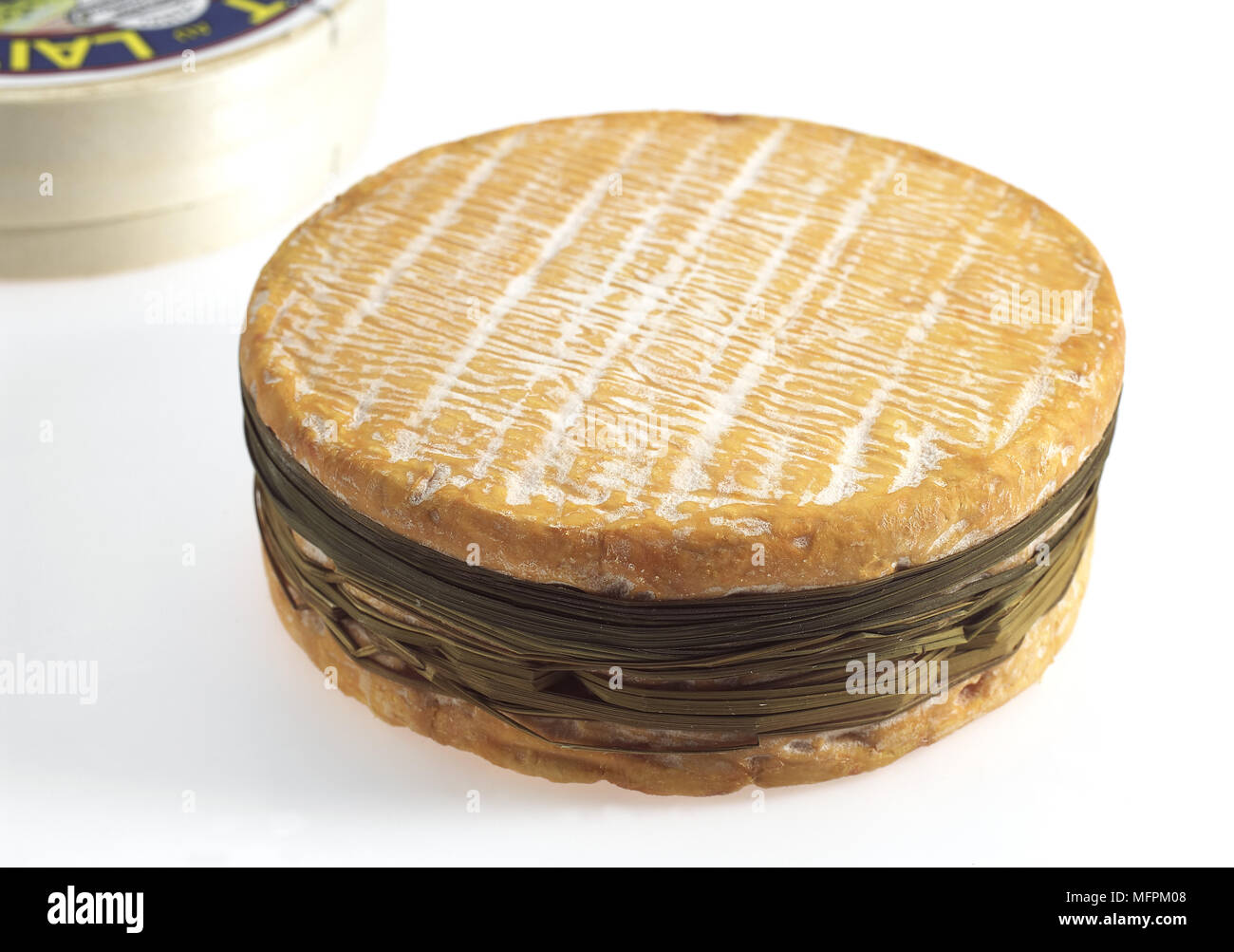 Livarot, French Cheese produced in Normandy from Cow's Milk Stock Photo ...