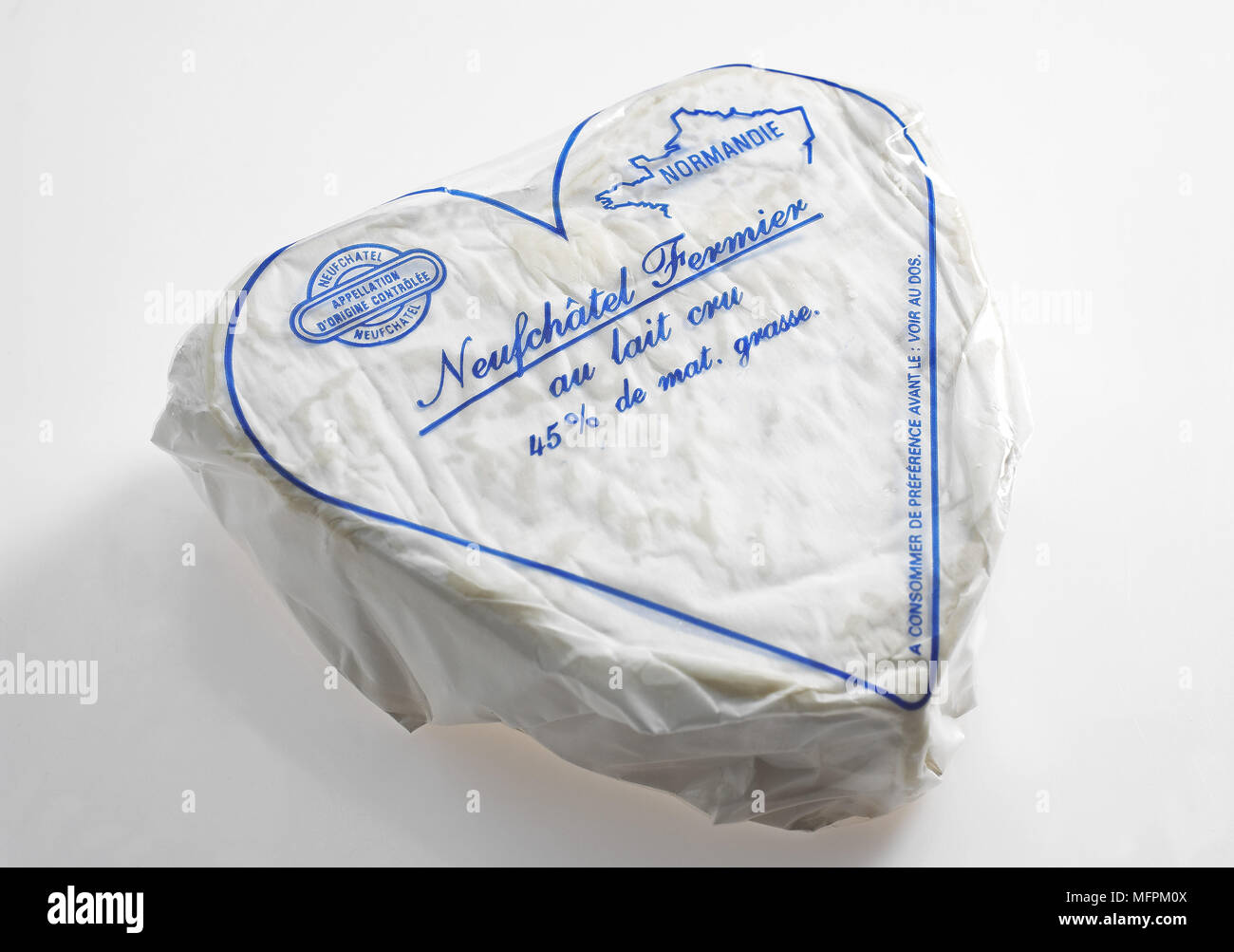 Neufchatel, French Cheese produced in Normandy from Cow's Milk Stock ...