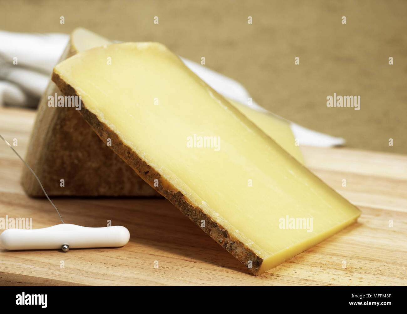 Comte, French Cheese produced from Cow's Milk Stock Photo - Alamy