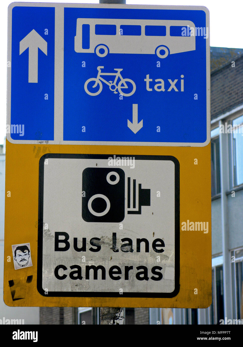 Bus lane only road sign hi-res stock photography and images - Alamy