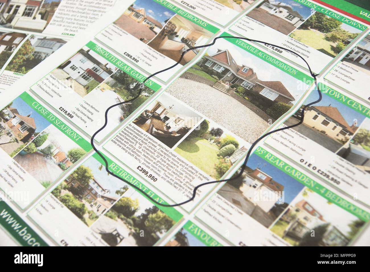 Expensive homes / properties for sale marked off in property pages of ...