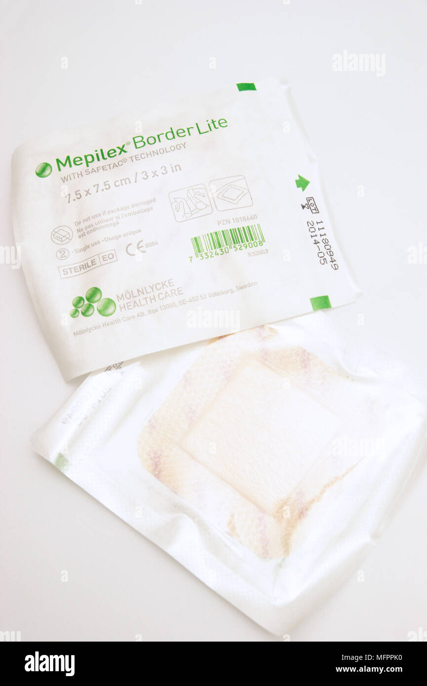 Mepilex borderlite iodine dressing / plaster to keep wound infection ...