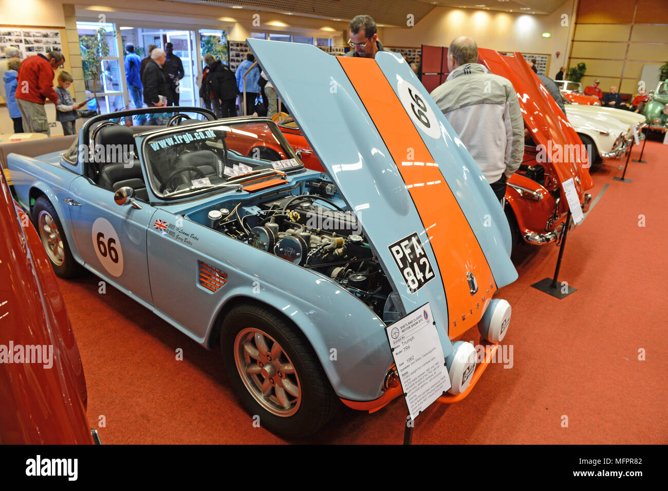 Classic car on display at the Shetland Classic Car Show at the ...
