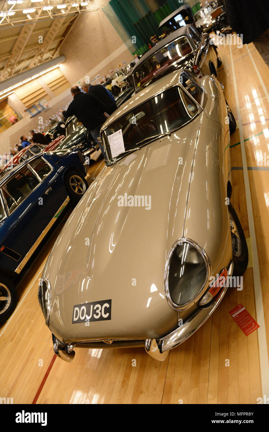 Classic car on display at the Shetland Classic Car Show at the ...