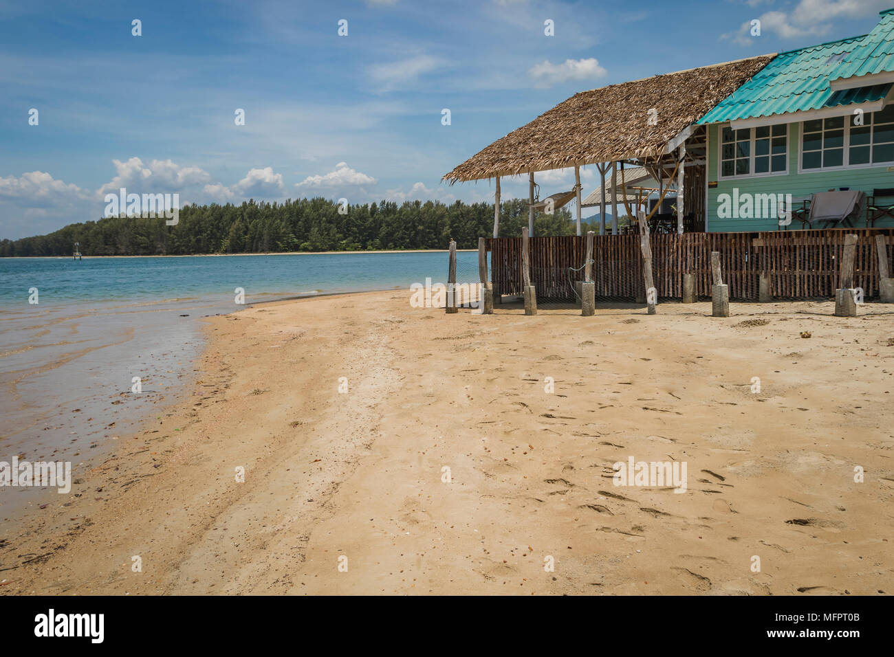 Beach house in Koh Lanta Stock Photo - Alamy