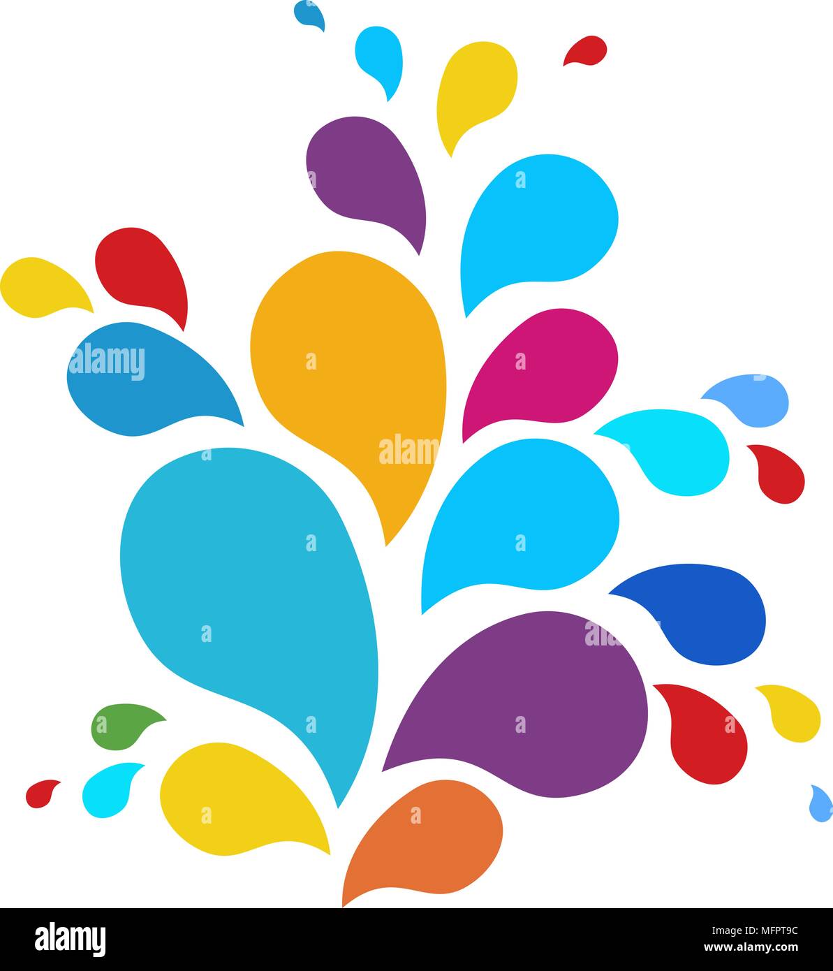 vector Color drops Stock Vector Image & Art - Alamy