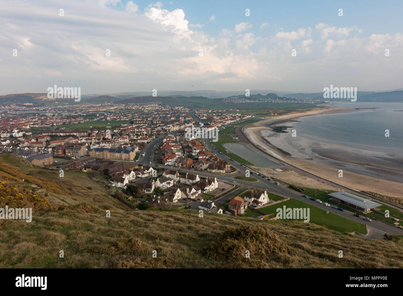 View of llandudno from great orme hi-res stock photography and images ...