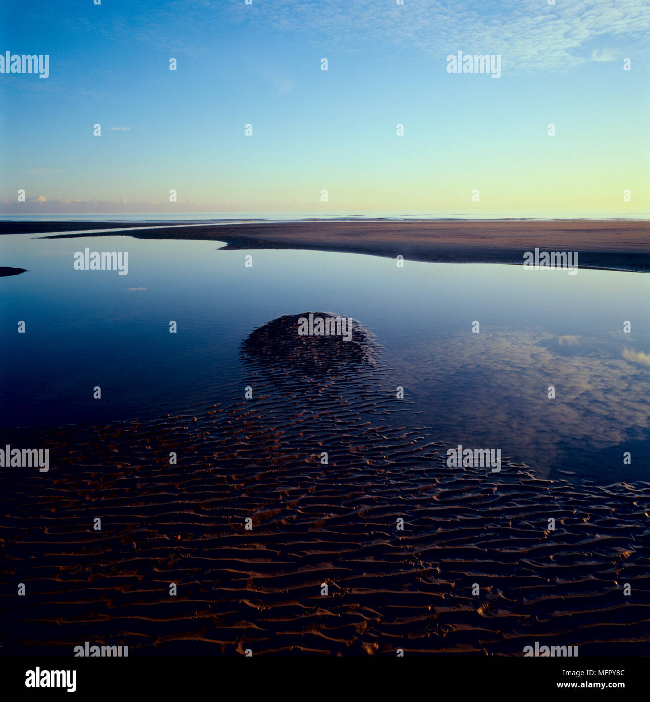 Coastal view out to sea Stock Photo - Alamy