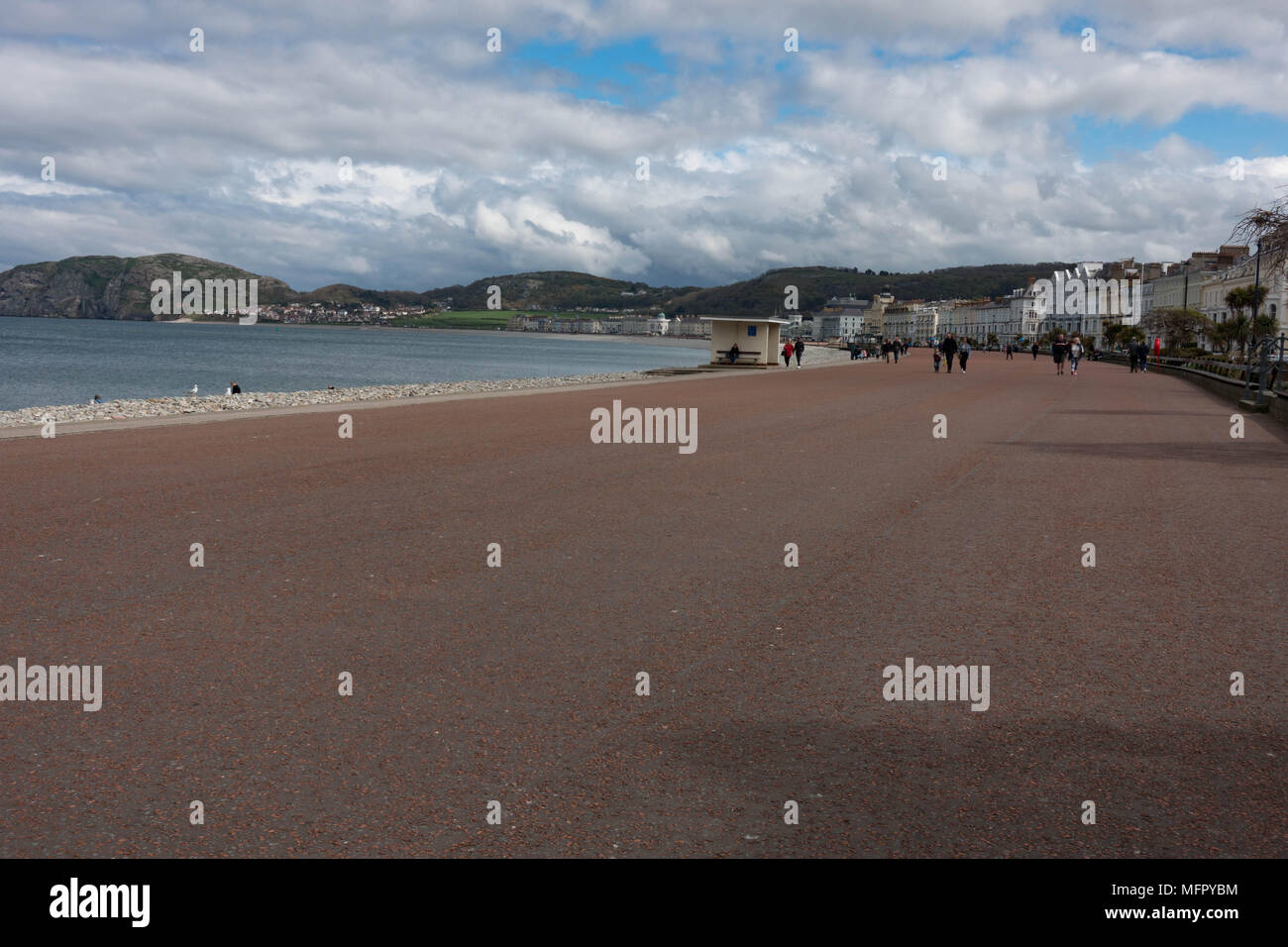 LLandudno Promenade.Conwy. Wales Stock Photo - Alamy