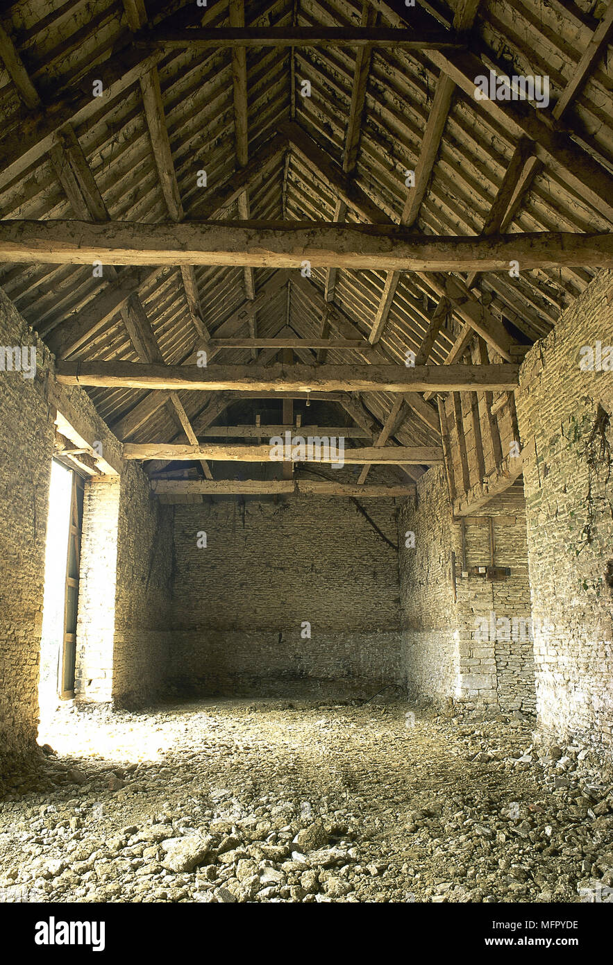 Old Stone Barn Interior